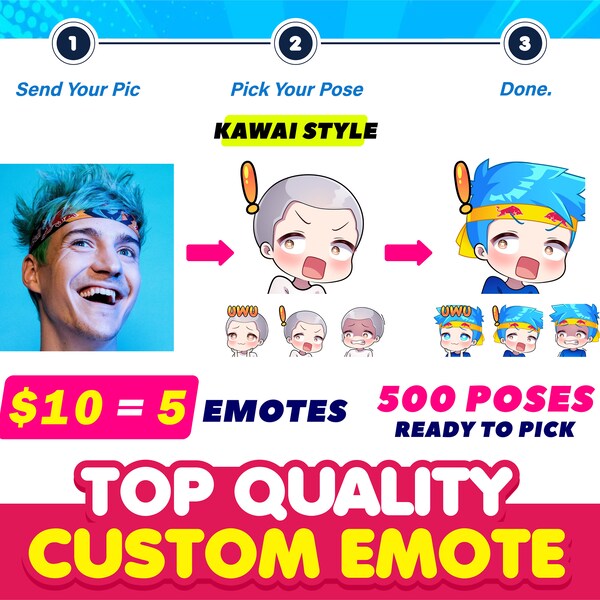 Unique Custom Emotes - Etsy Australia