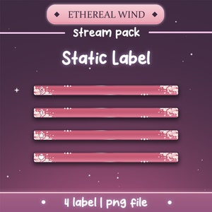 Animated Stream Overlay Pack Ethereal Bloom Elegant Floral Overlays ...