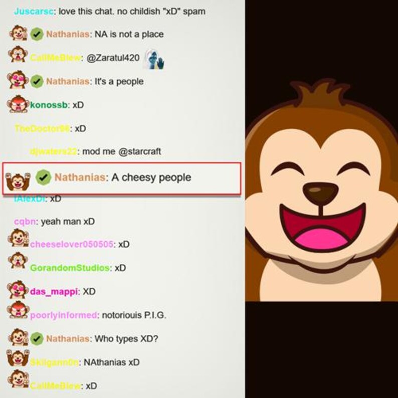 Monkey Emotes – Cheeky & Fun Twitch and Discord Emote Set - Etsy