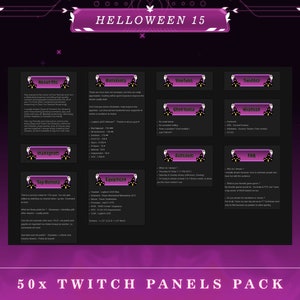 Spooky Nights Twitch Panels | Stream Overlays | Creepy Halloween ...