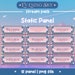 Evening Sky Animated Stream Overlay Pack: Twitch, Youtube, Kick - Etsy