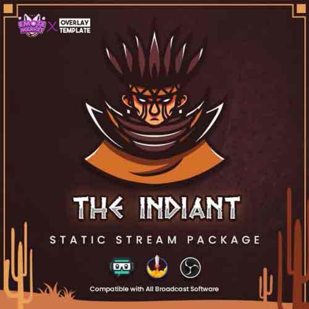 Animated Stream Overlay Pack Indiant Spirit Bold & Unique Visuals for ...