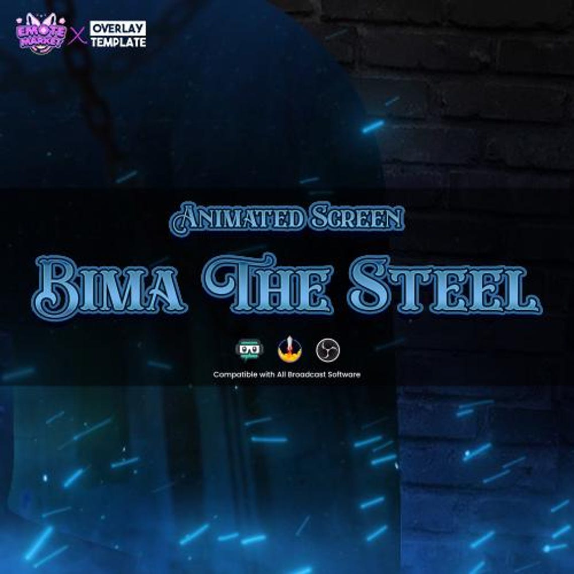 Animated Steel Mecha Stream Overlay: Bima Theme - Etsy