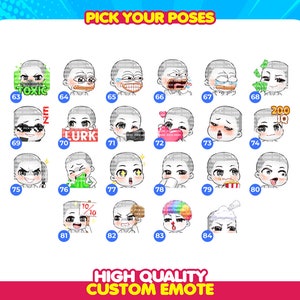 Exclusive Twitch Emotes | Kawaii for All Platforms | Professional ...