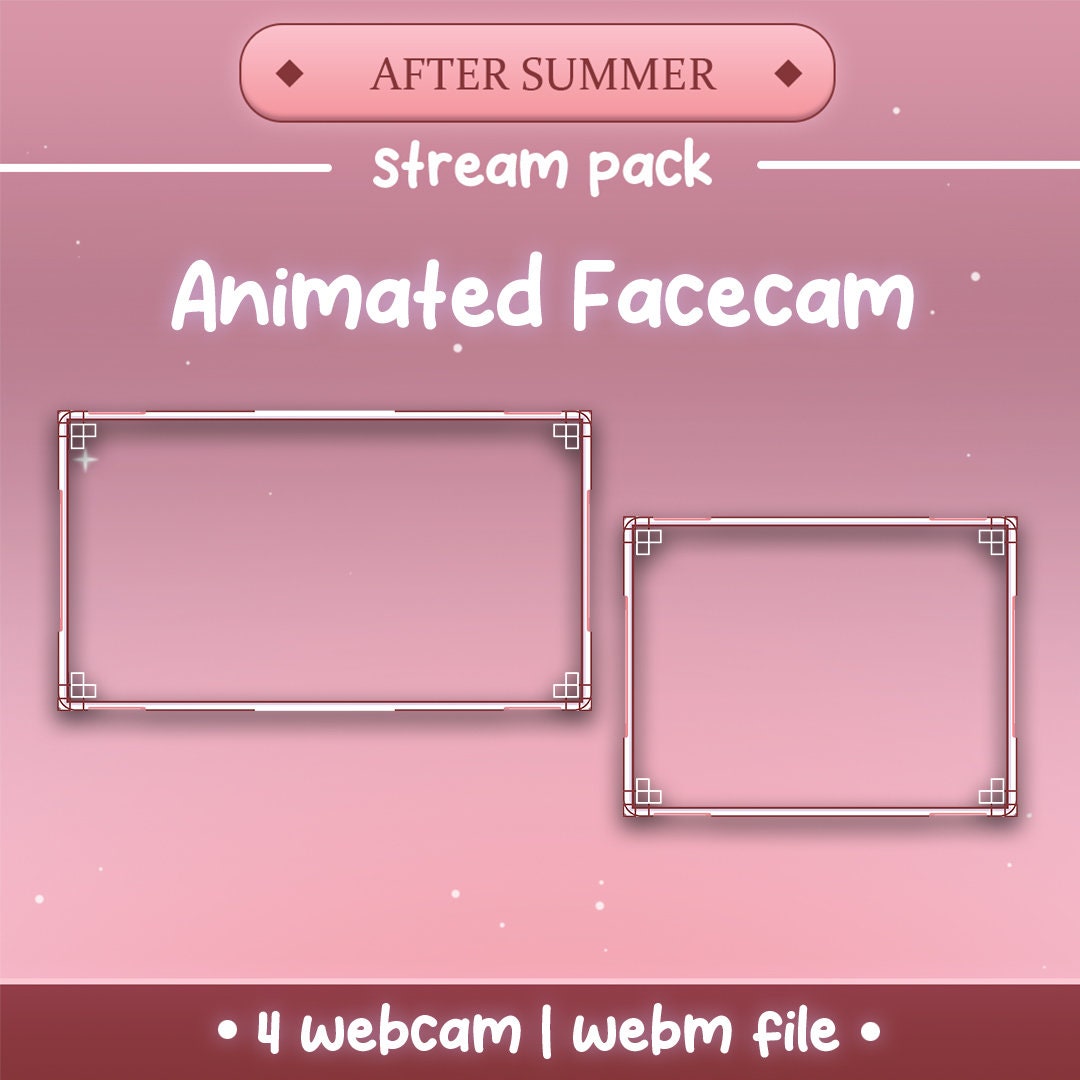 Animated Stream Overlay Pack After Summer for Refreshing Streaming ...