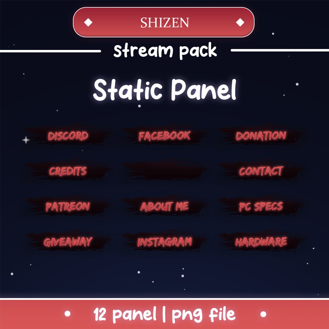 Animated Stream Overlay Pack Shizen Nature-inspired Overlays for Twitch ...