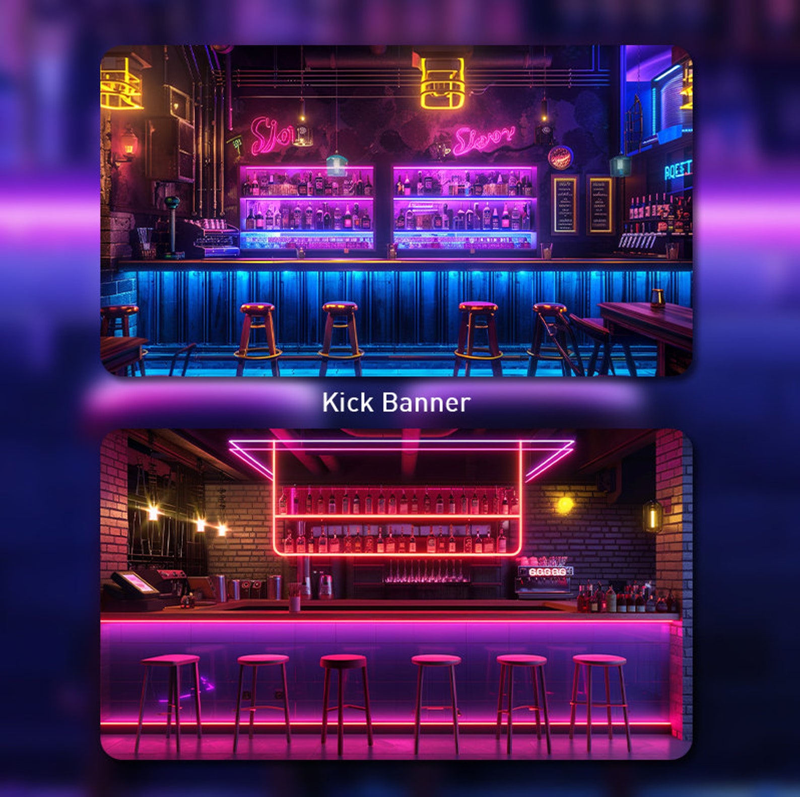 Neon Boost - Dynamic Banner Pack for Amplifying Online Presence - Etsy