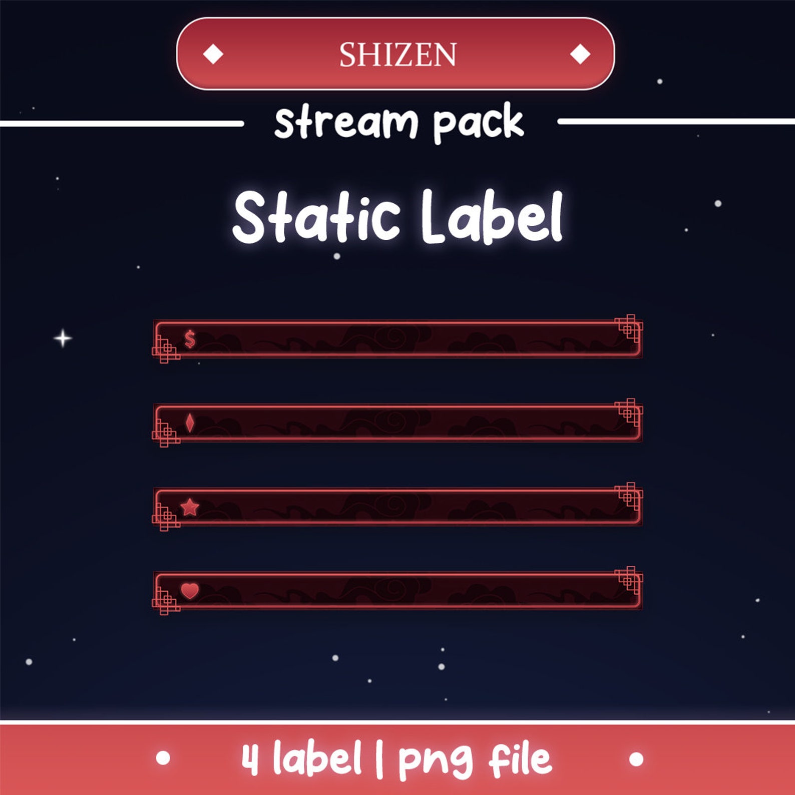Animated Stream Overlay Pack Shizen Nature-inspired Overlays for Twitch ...