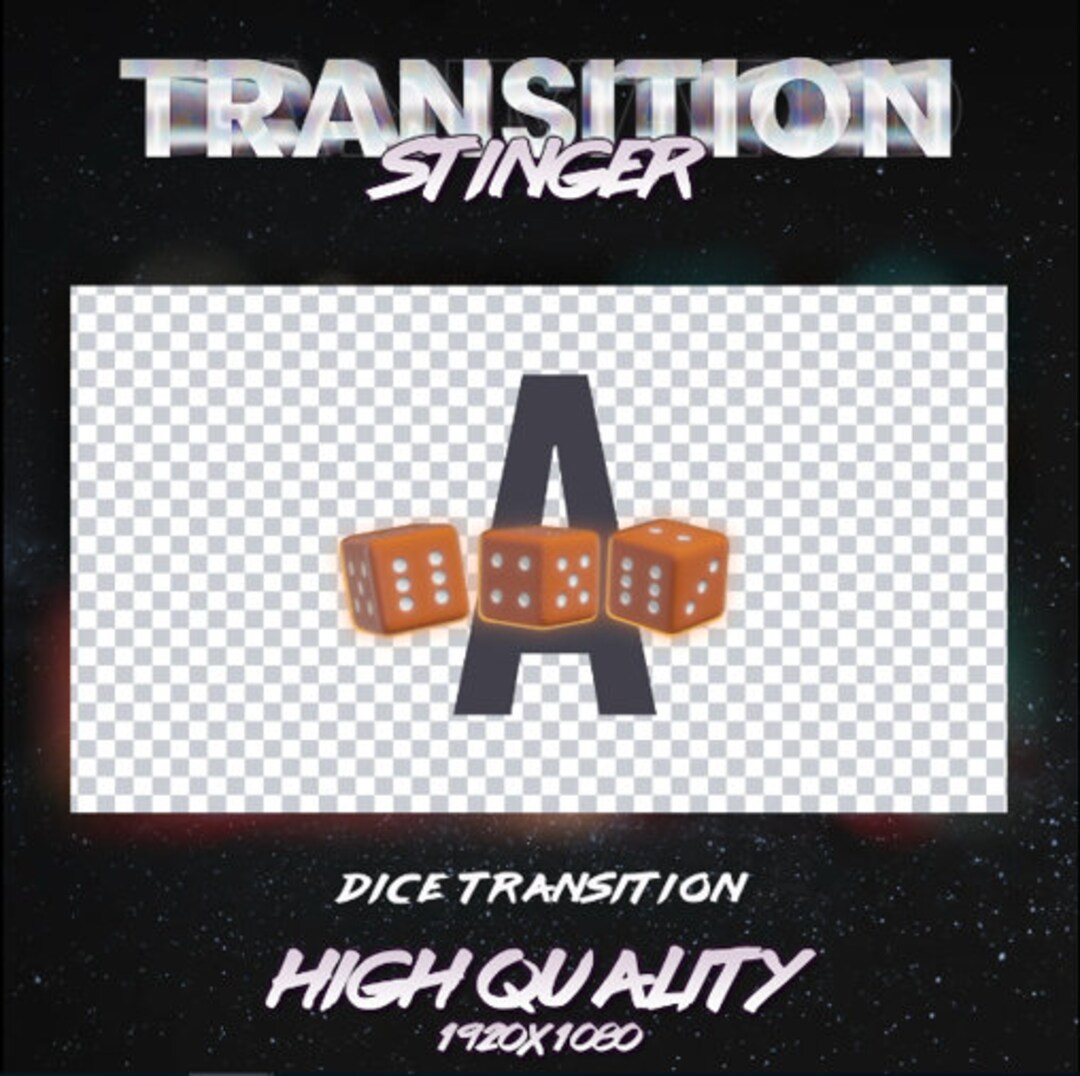 Dynamic Dice Transition Screen for Twitch Streamers: Elevate Your ...