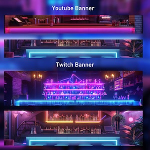Neon Boost - Dynamic Banner Pack for Amplifying Online Presence - Etsy