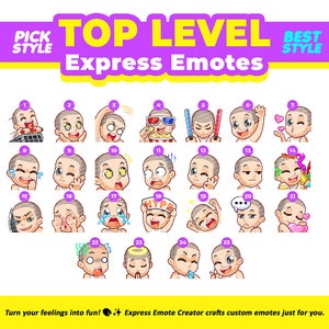 Best Streamer Emotes Collection | Engaging & High Quality Emoticons for ...