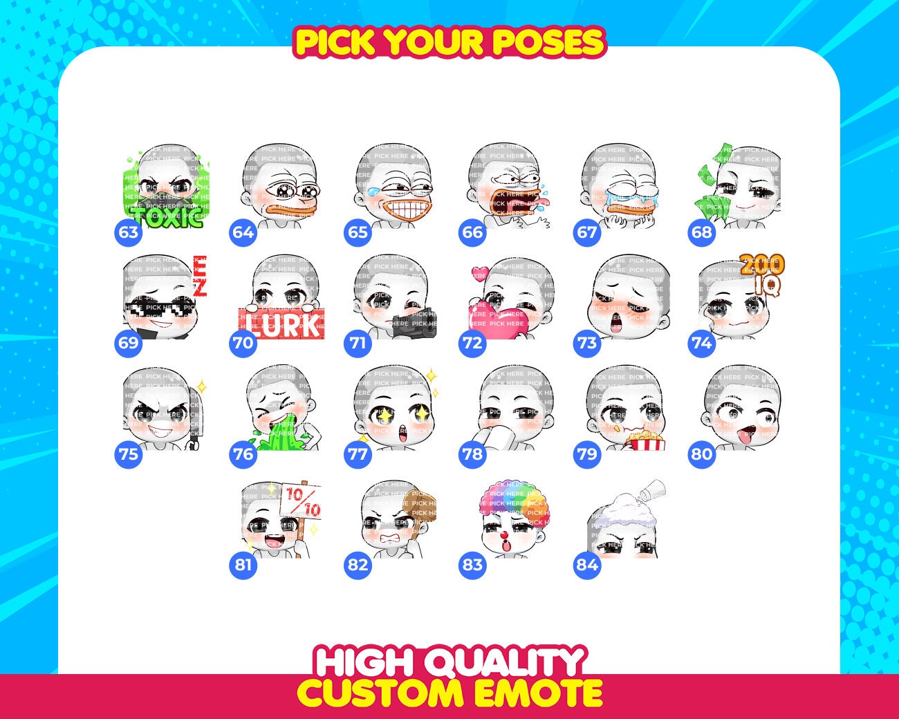 Bespoke Twitch Graphics | Sweet & Unique Emotes| Elevate Your Gaming ...