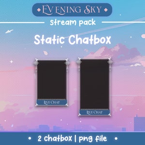 Animated Stream Overlay Pack Evening Sky for Beautiful Streaming ...