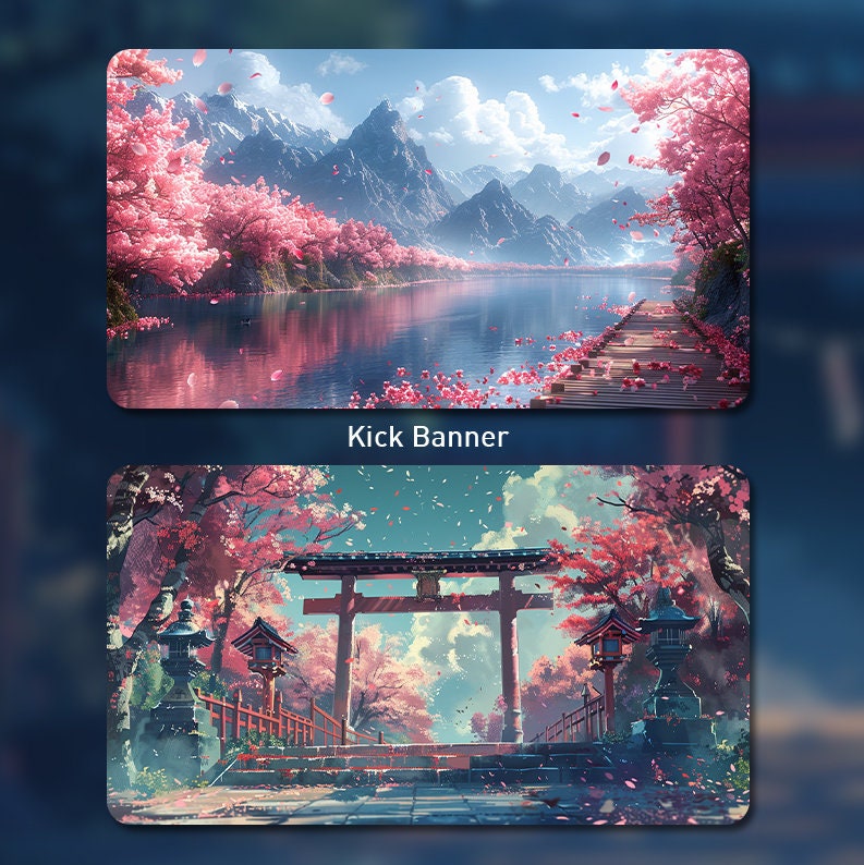 Cute Anime Digital Banner Pack for Ultimate Viewer Engagement - Etsy