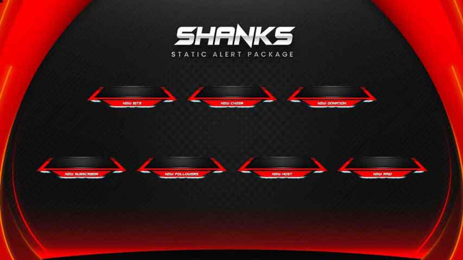 Animated Stream Overlay Pack: Dynamic Edge - Twitch, Youtube, Kick - Etsy