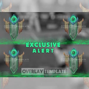 Animated Alert Exo Realm Futuristic Sci-fi Stream Notification ...