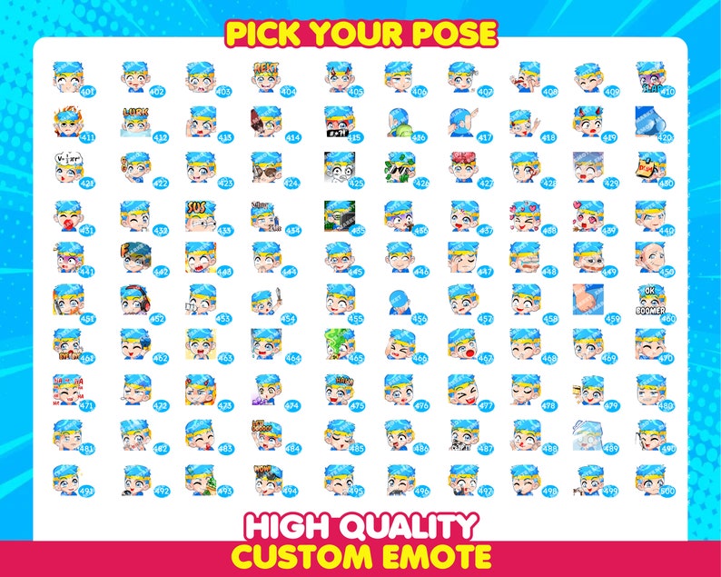 Tailored Twitch Icons | Adorable Emote Designs | Boost Your Streaming ...