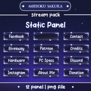 Animated Stream Overlay Pack Skyworld Immersive and High-quality ...