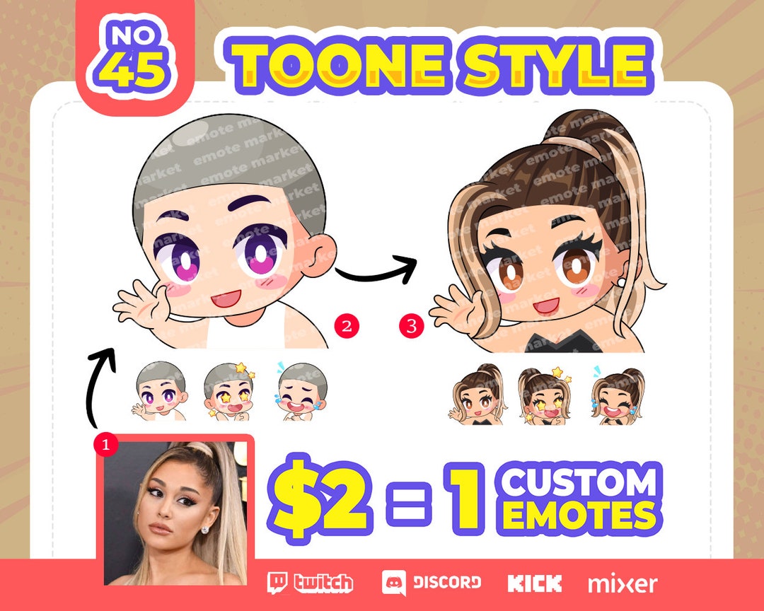 Personalized Twitch Emotes | Kawaii Style | Enhance Your Streams ...