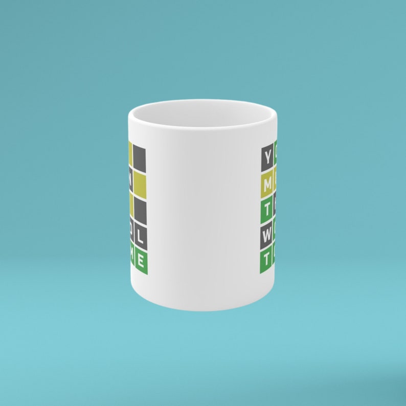 Wordle Puzzle Mug, Wordle Mug, Custom you Mean the Wordle to Me Mug ...