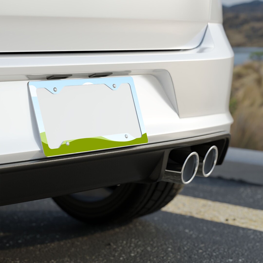 Canva Frames Bundle Canva License Plate Frame Template - Etsy