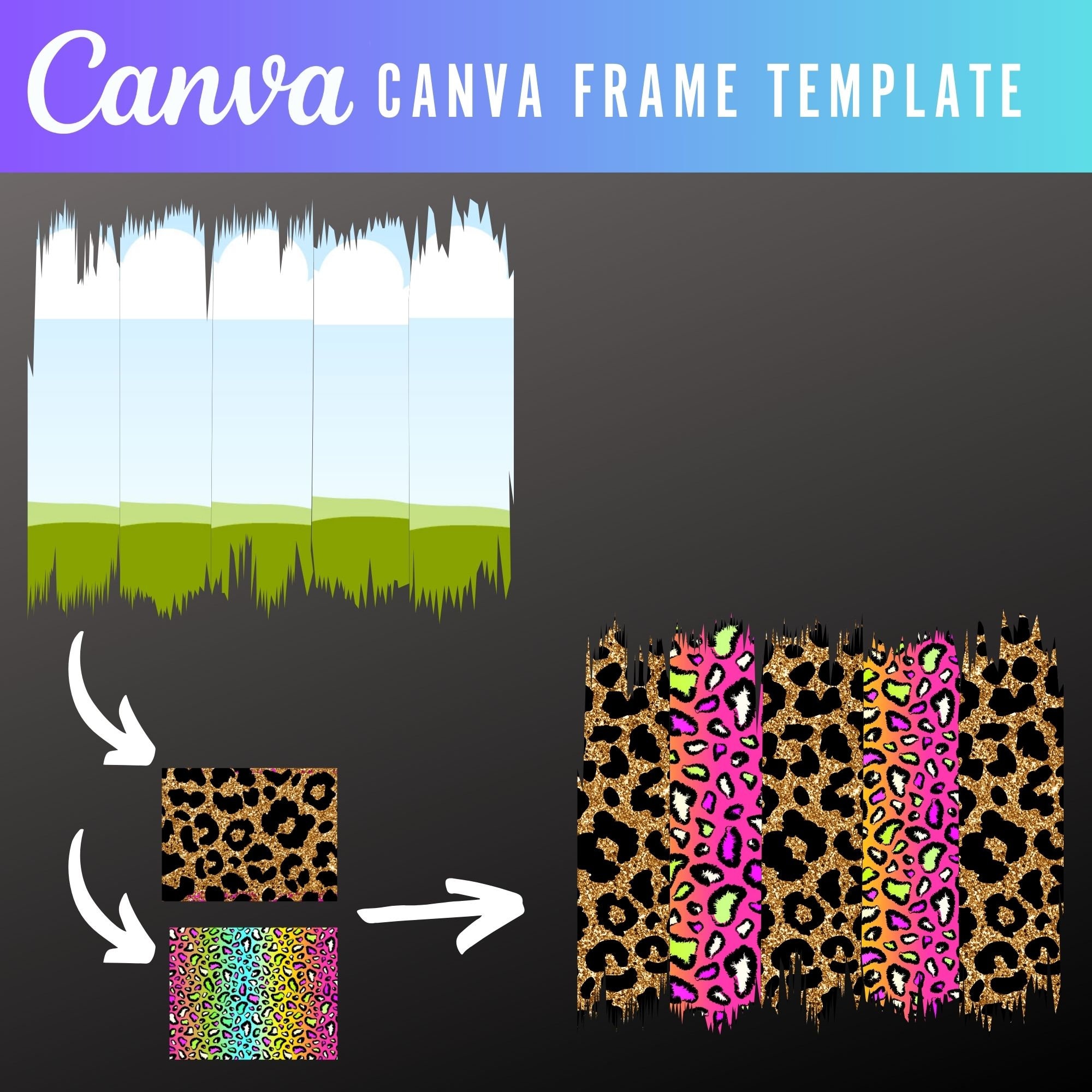 Canva Frames Bundle ,canva Frames Drag and Drop Create Your Own Photos ...