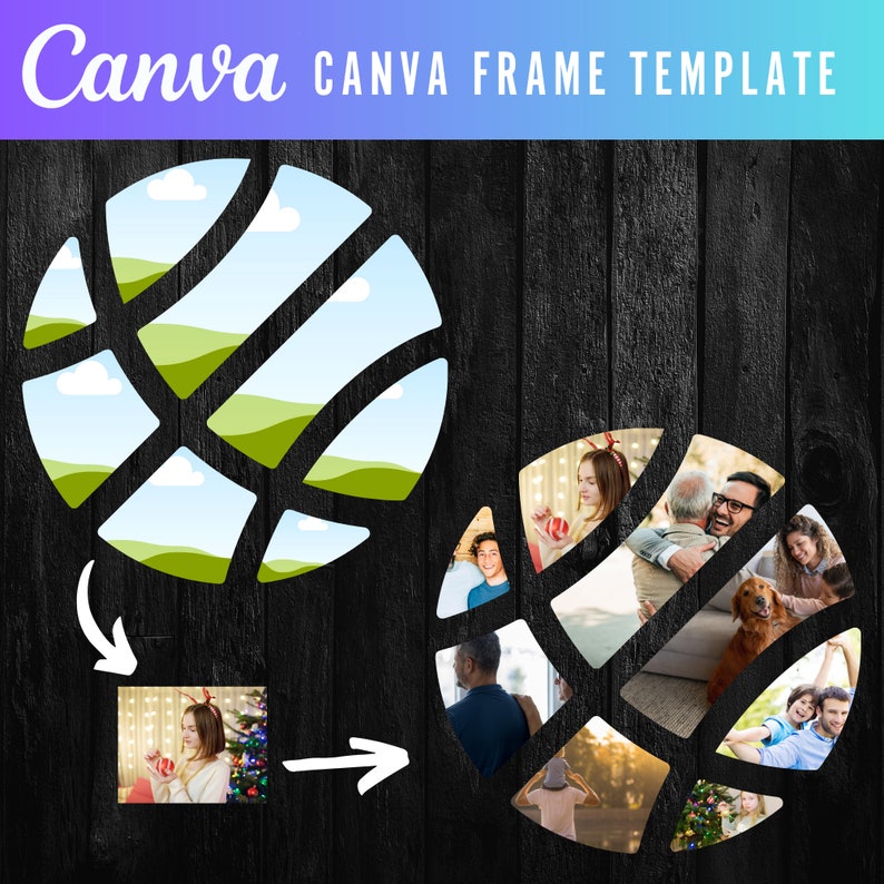 Canva Frames Vorlagen Bilderrahmen Basketball Bild Vorlage Basketball ...