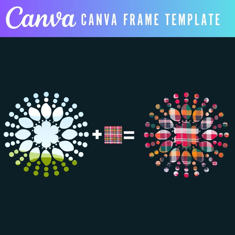 Canva Frames Bundle Wind Spinner Canva Frame Bundle Set of - Etsy