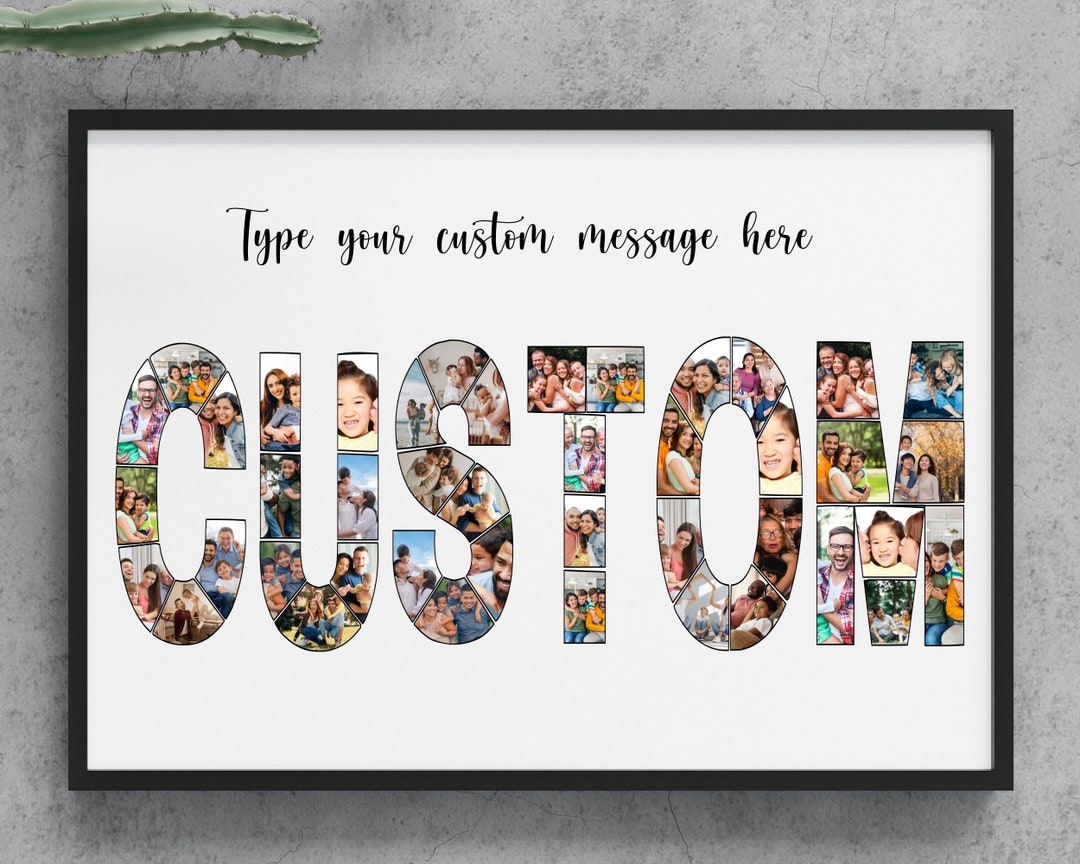 Canva Frames Templates ,custom Name Picture Collage, Personalized Text ...