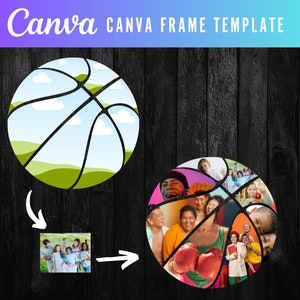 Canva Frames Templates | Picture Frame | Basketball Picture Template ...