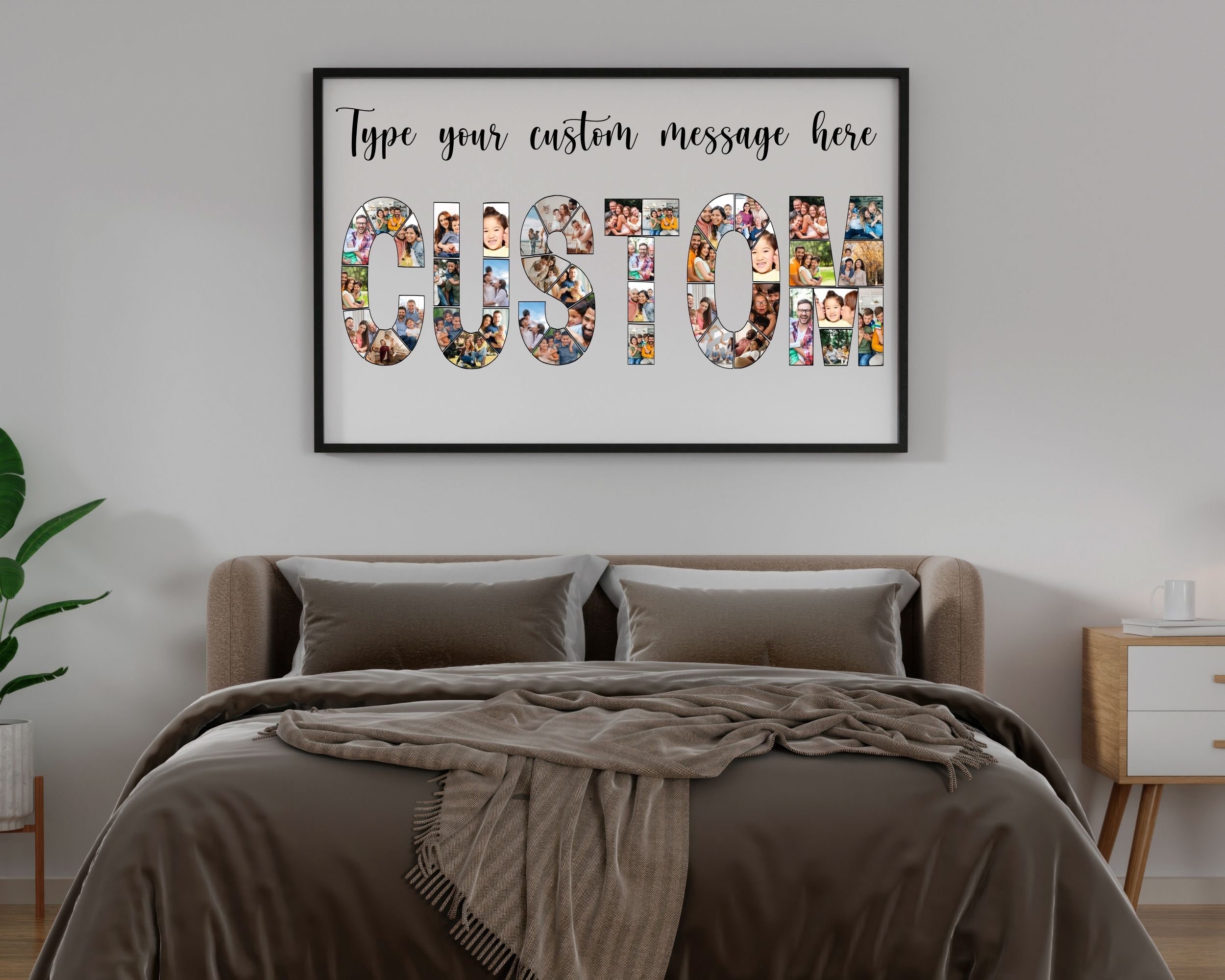Canva Frames Templates ,custom Name Picture Collage, Personalized Text ...