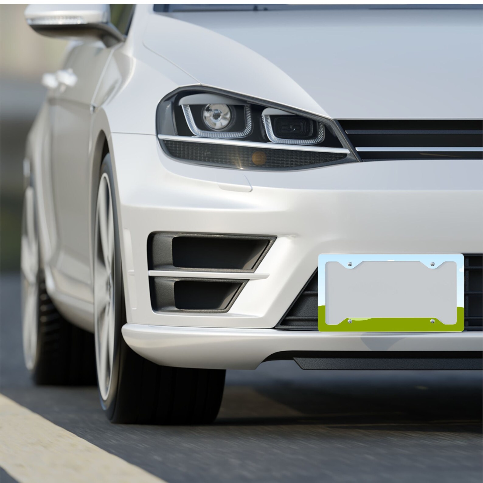 Canva Frames Bundle| Canva License Plate Frame Template, Editable ...