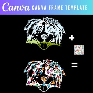 Canva Frame Bundle | Canva Frame DOG Bundle| DOG Bundle Canva Template ...