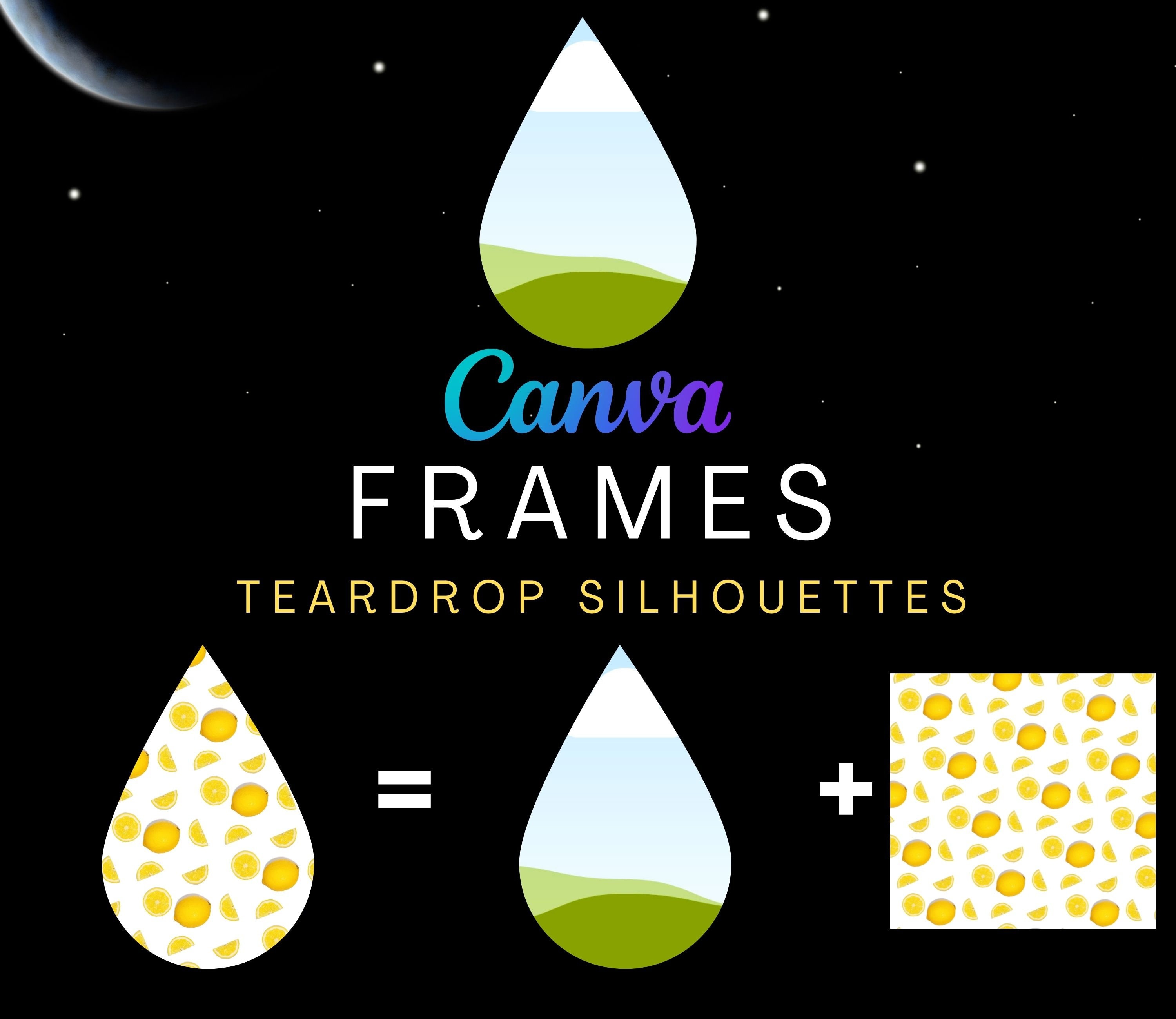 Design Your Own Teardrop Earrings on CANVA With Commercial Use Allowed ...