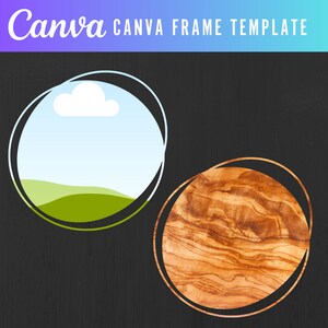 Canva Frames Bundle , Editable Canva Frames Abstract Pattern Canva ...