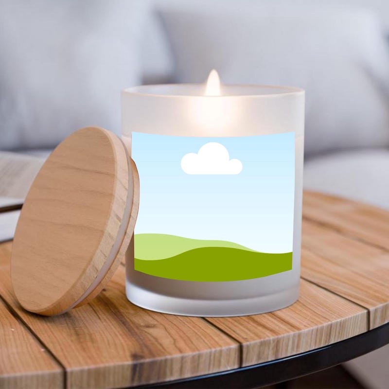 Glass Woodwick Candle - Etsy