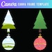 Canva Frames Bundle ,christmas CANVA Frame Mega Bundle, Editable ...