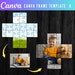 Puzzle Canva Frames Templates ,heart Photo Collage Canva Template ...