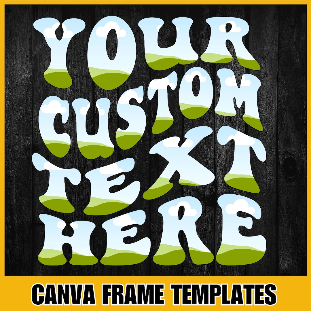 Canva Frames Bundle | CUSTOM Canva Frame Service, Personalized CANVA ...