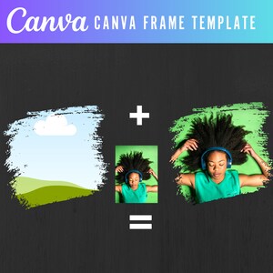 Canva Frames Bundle , Editable Canva Frames Abstract Pattern Canva ...
