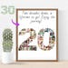 20th Birthday Photo Collage Template | Custom Number 20 Poster ...