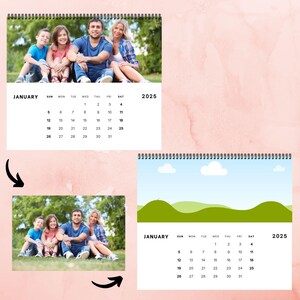 2025 Editable Monthly Calendar, Canva Monthly Calendar, Canva Calendar ...