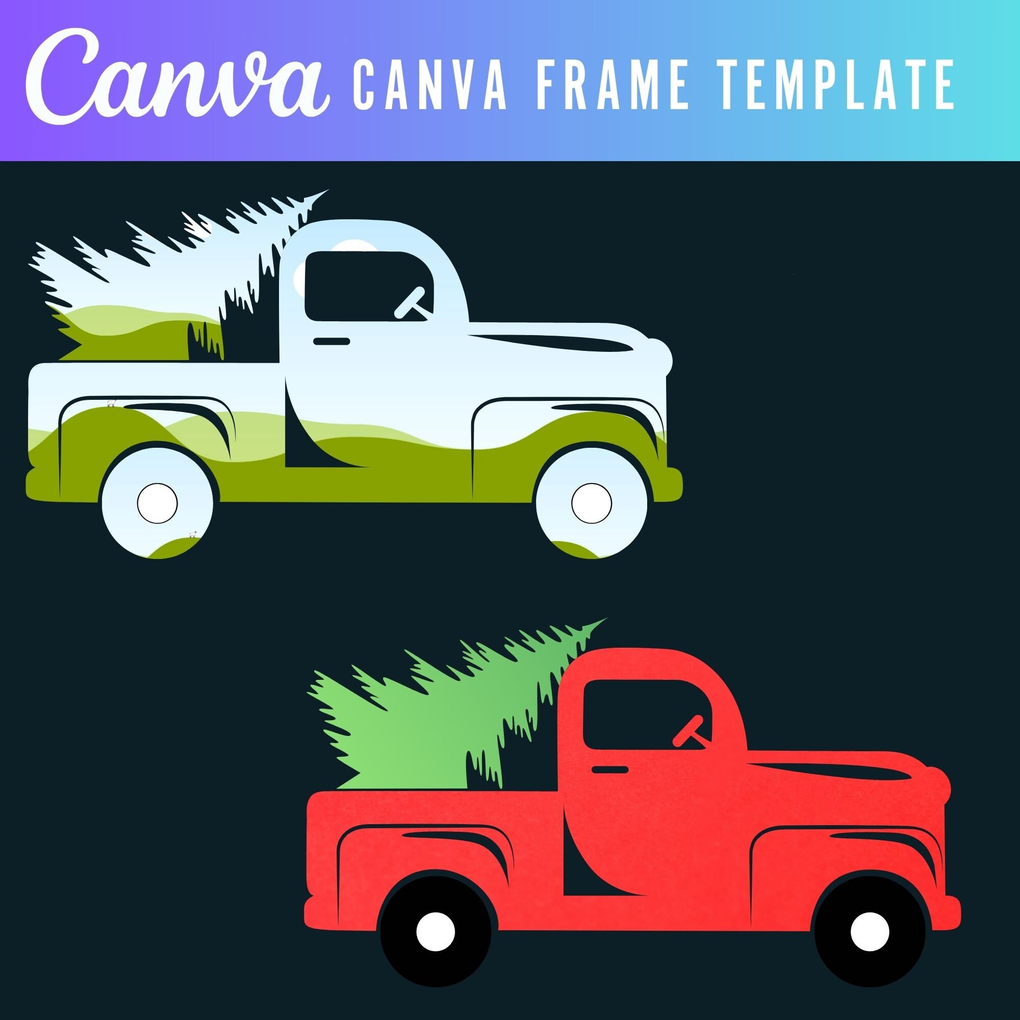 Canva Frames Bundle ,christmas CANVA Frame Mega Bundle, Editable ...