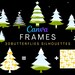 30 Files Christmas Tree Frame. Canva Frame. Canva Drag and Drop Frame ...