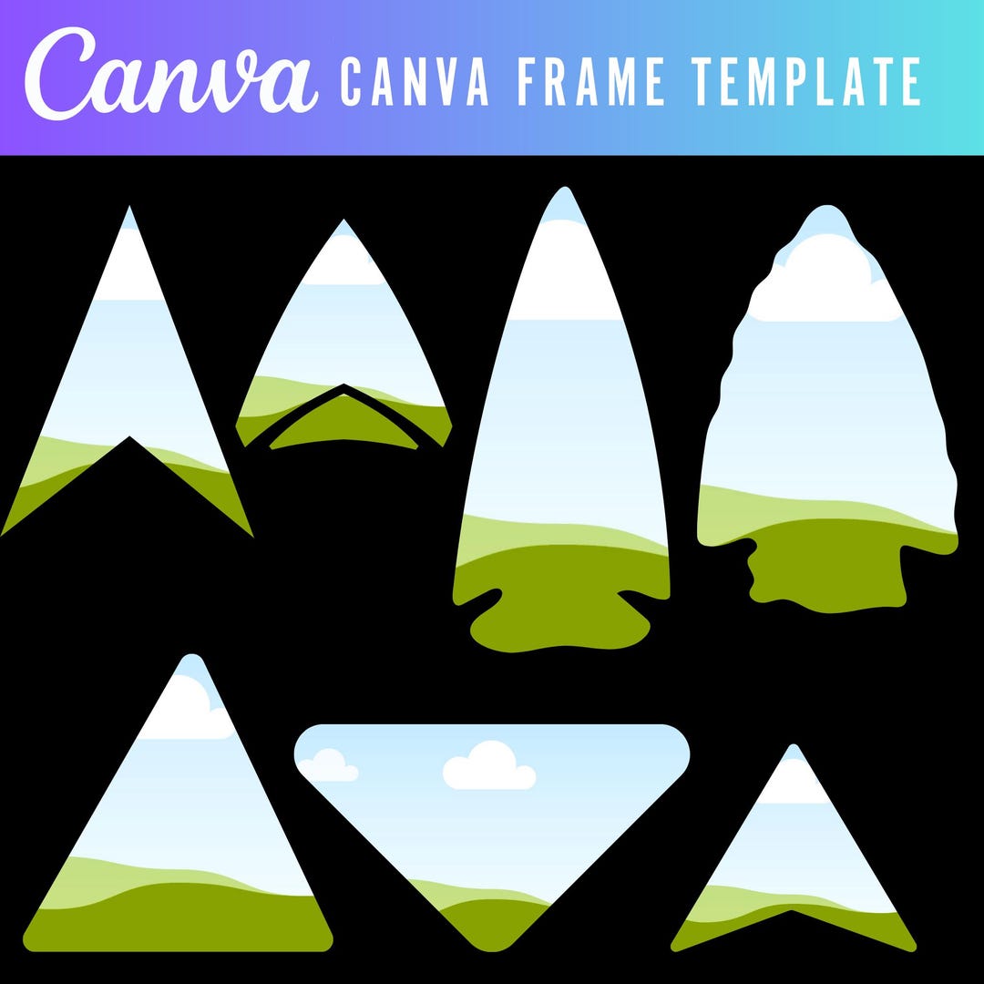 Canva Frames Arrowhead , Canva Template Arrowhead | Arrowhead Arrowhead ...