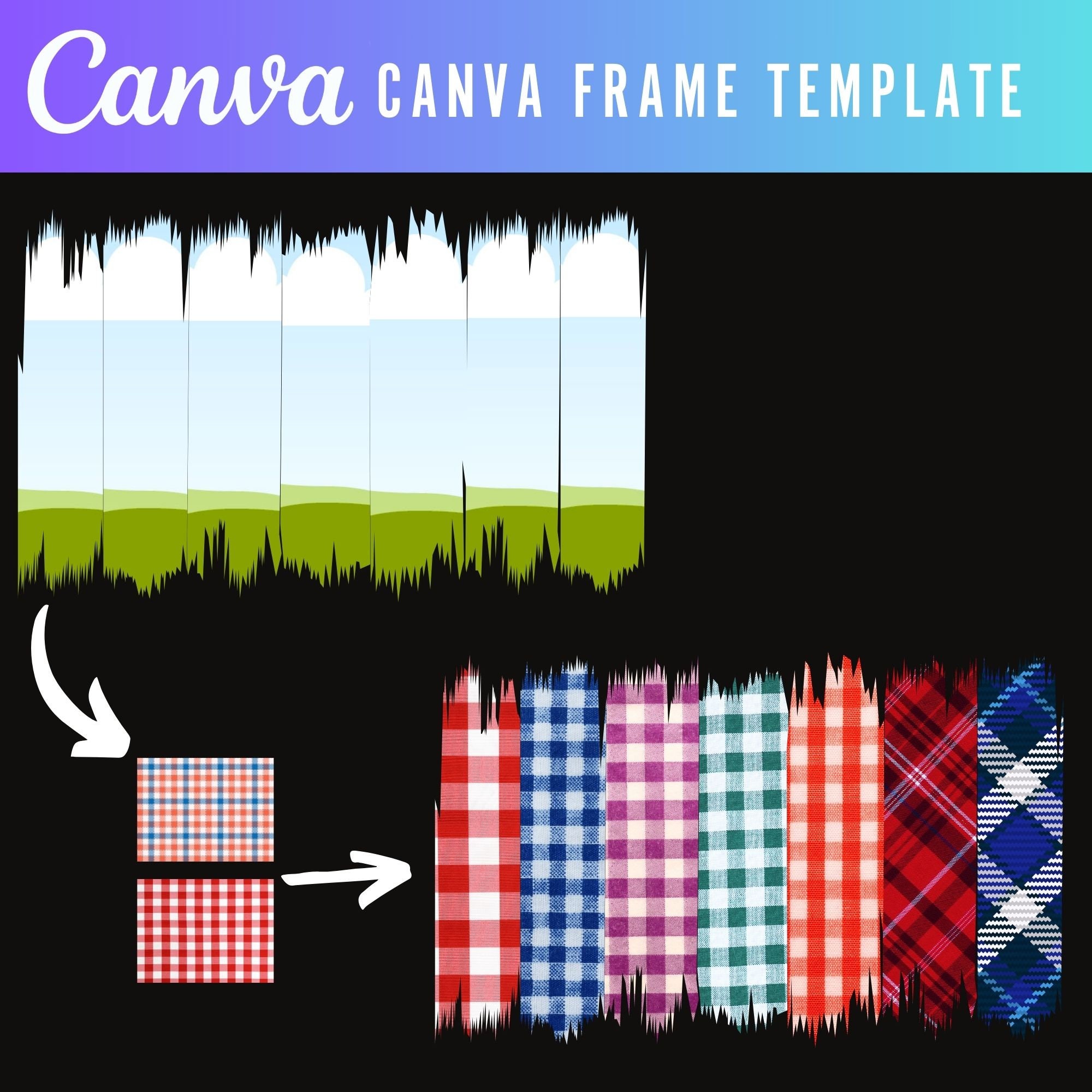 Canva Frames Bundle ,canva Frames Drag and Drop Create Your Own Photos ...