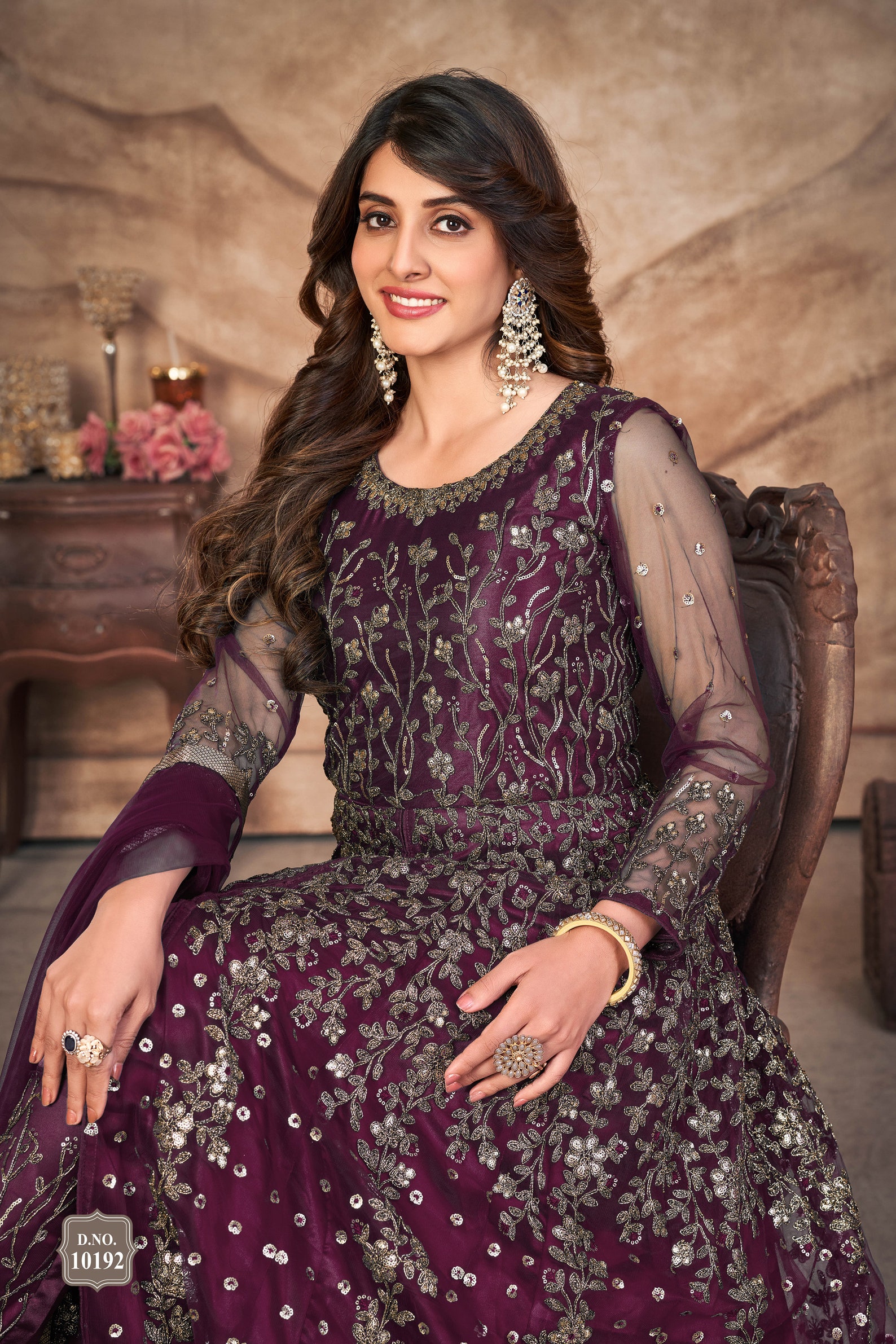 Pakistani Wedding Party Wear Long Ready Made Anarkali Net - Etsy