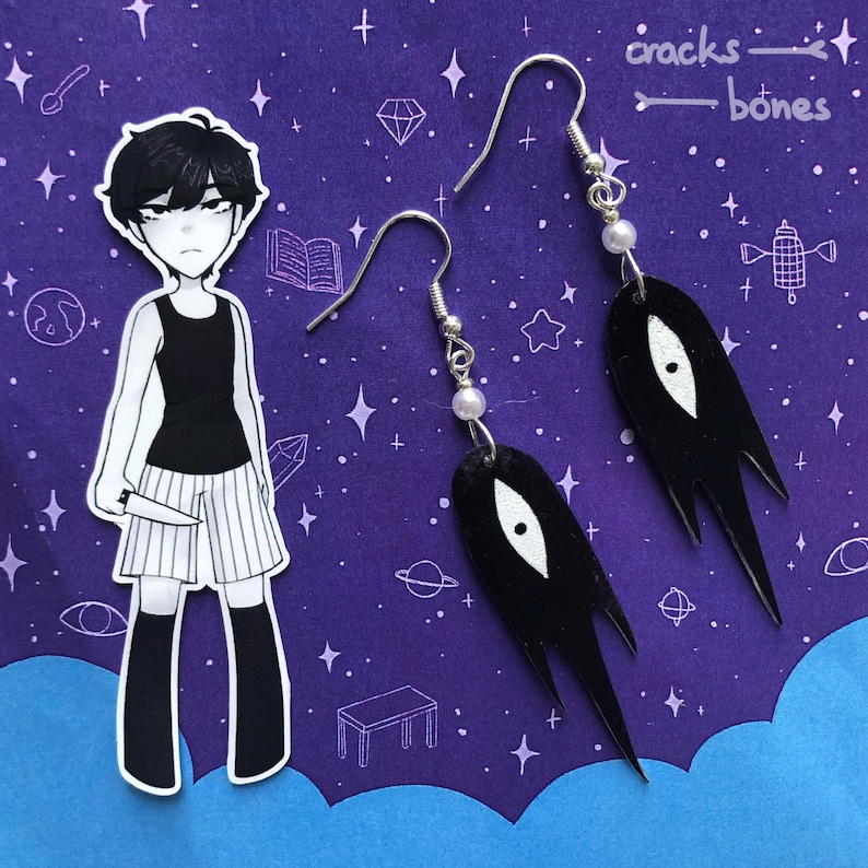 Omori Something Earrings - Etsy
