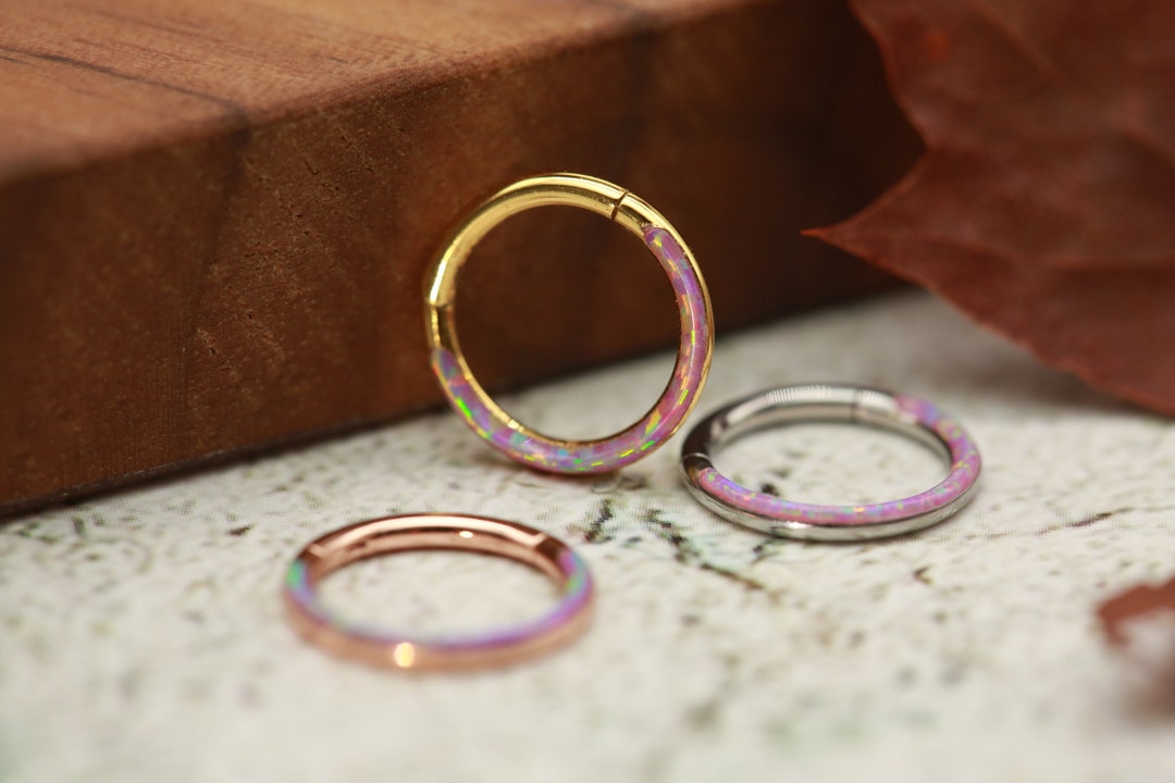 Nose Ring Hoop Nose Rings Studs Septum Ring Piercing Jewelry Clicker ...