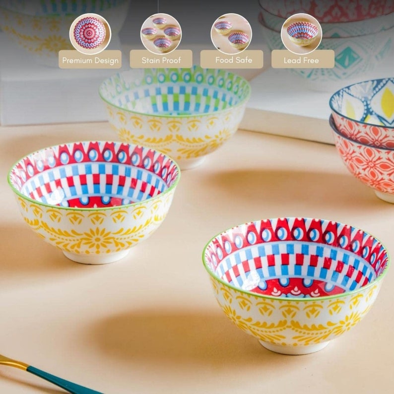 Handmade Mandala Ceramic Snack Bowl for Serving Snacks - Etsy